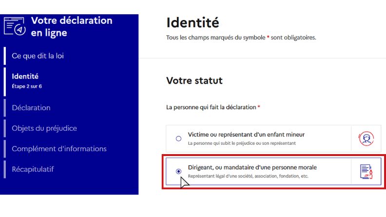 Le dépôt de plainte par une personne morale | Ma Sécurité
